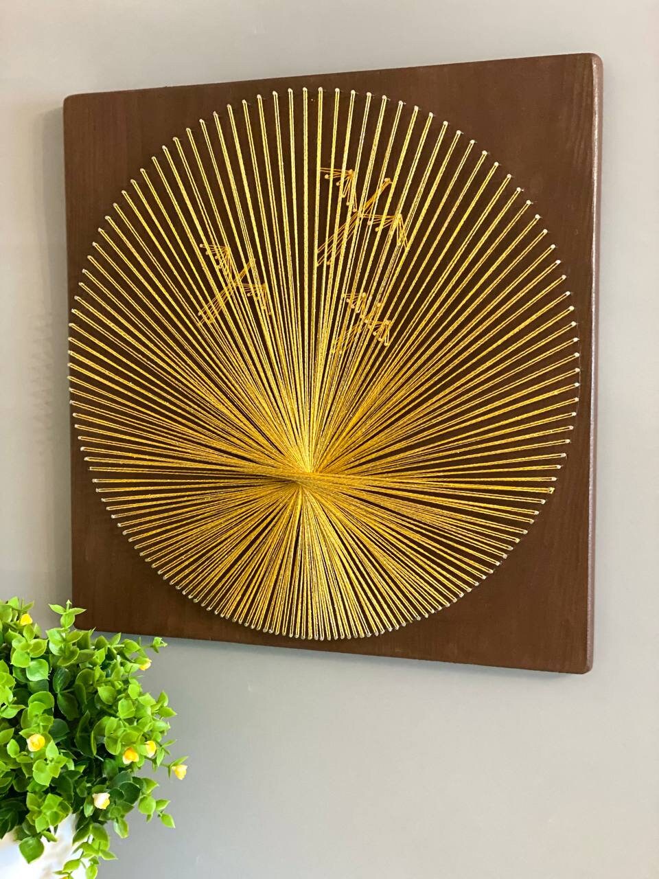 Custom Birds String Art Love Birds Wall Art Circle String - Etsy