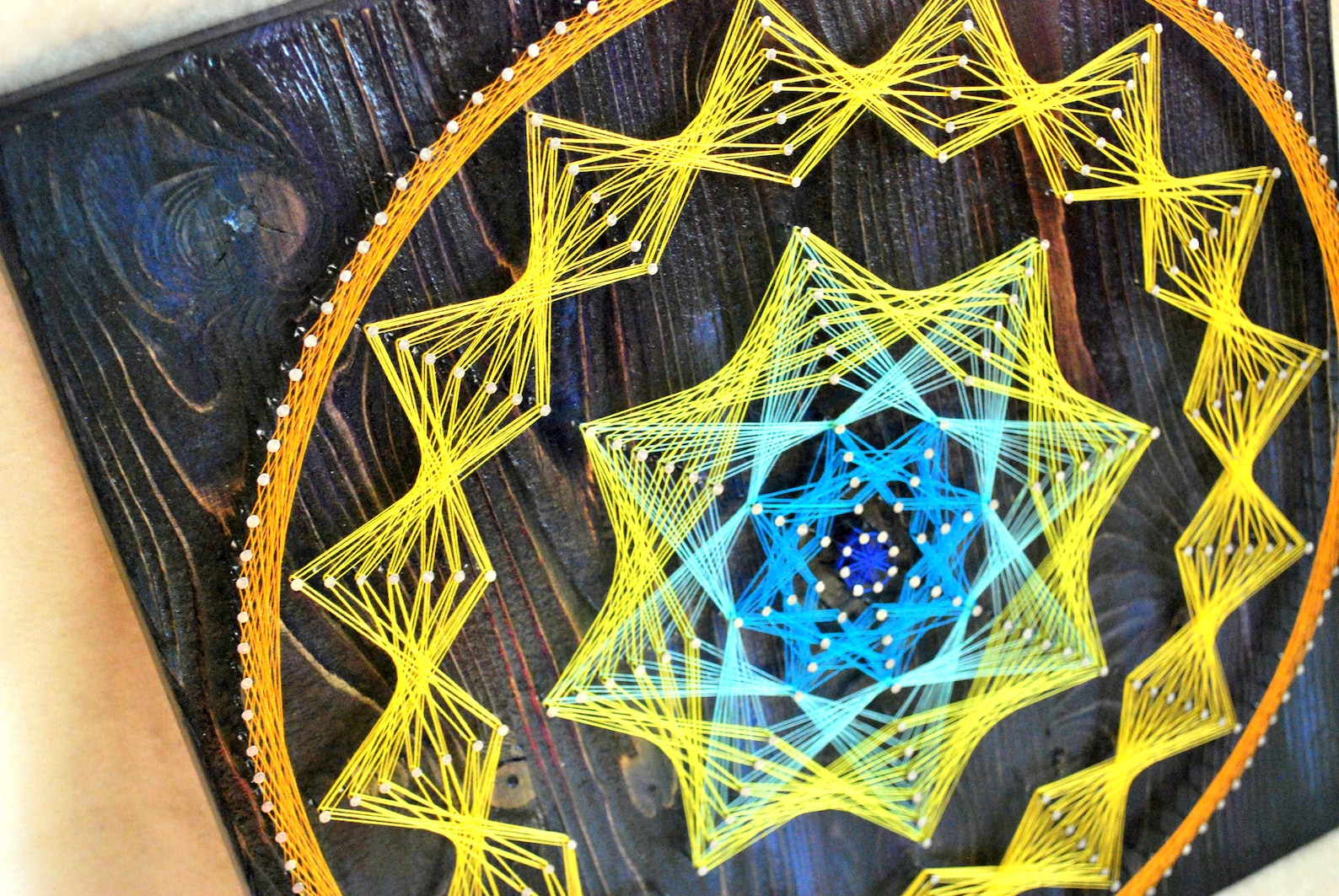 Mandala String Art Wall Home Decor 3D Wall Hanging | Etsy