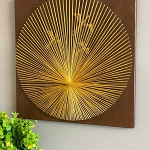 Digital DIY Wild Bird String Art, 3D Art Tutorial, String Art Patterns Tutorial, Sun Set String ...