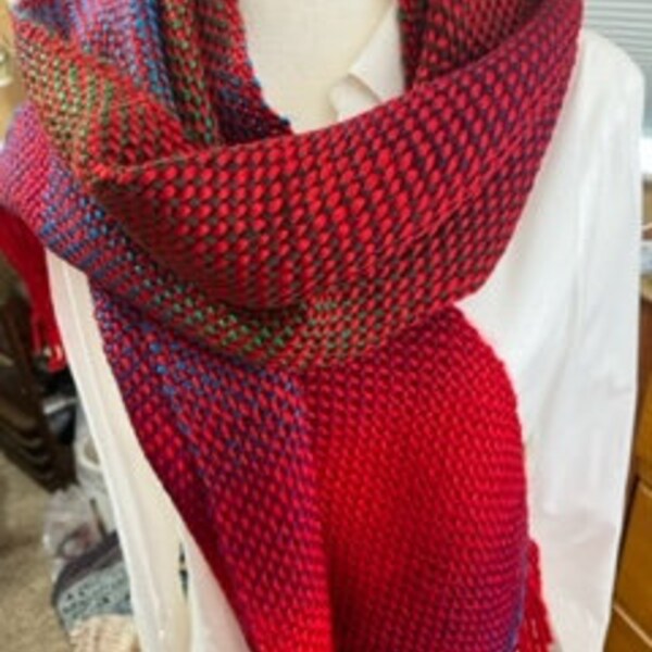 Hand Woven Scarf - Etsy