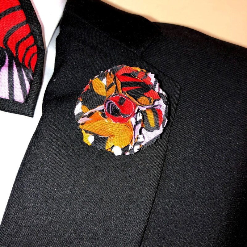 Kente Lapel Pin - Etsy