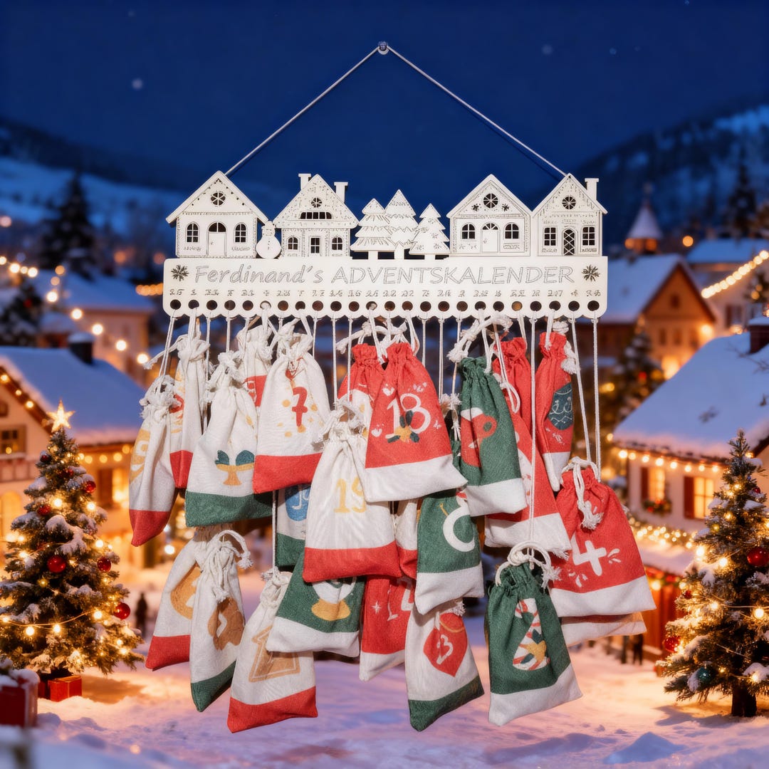 Advent Calander Houses - Etsy