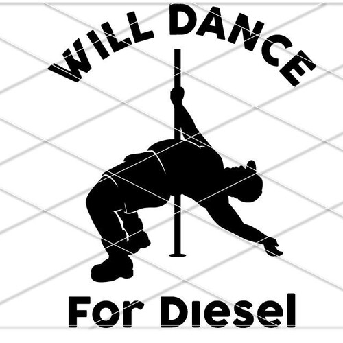 Funny Pole Dancer Svg Fat Guy Pole Dancer Will Dance for - Etsy