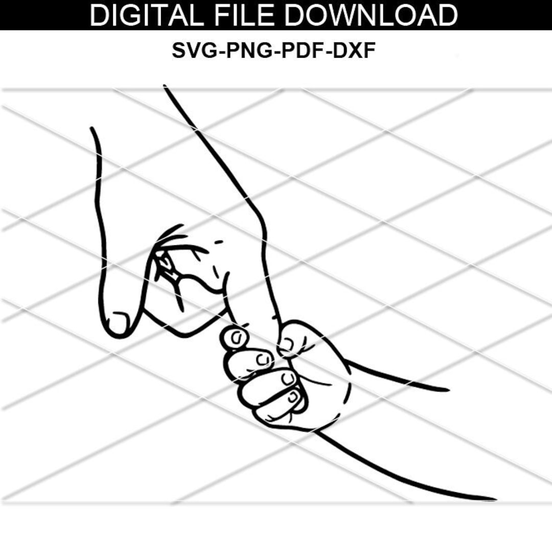 Father Hand and Son Svg/ Father Svg/ Dad Svg/ Holding Childs Dad Hands ...