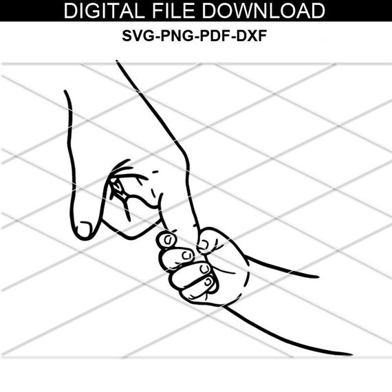 Father Hand and Son Svg/ Father Svg/ Dad Svg/ Holding Childs - Etsy