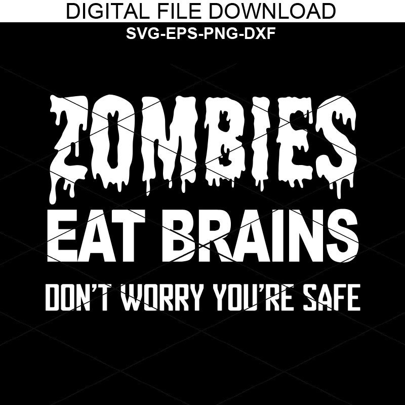 Brains Safe to Eat - Etsy