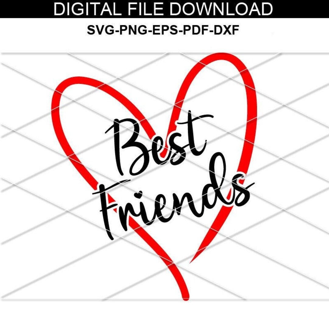Best Friends Clipart Best Friendes Svg Friendship Png Besties