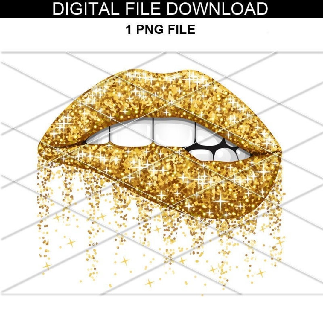 Glitter Lips Png, Transparent Background Png- Sublimation Graphics ...