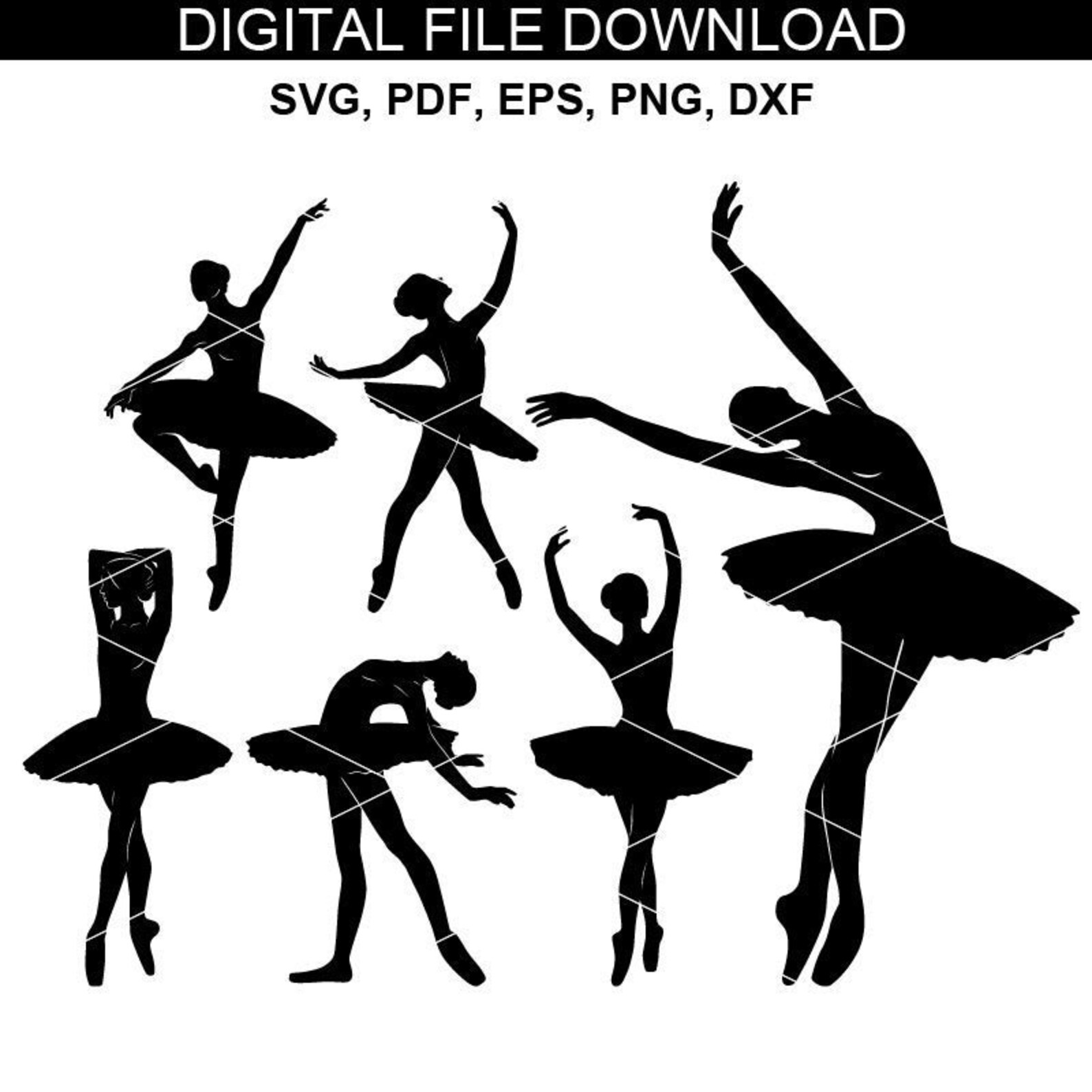 Ballerina| Ballerina Bundle SVG | Ballet Svg | Male Ballerina Svg ...