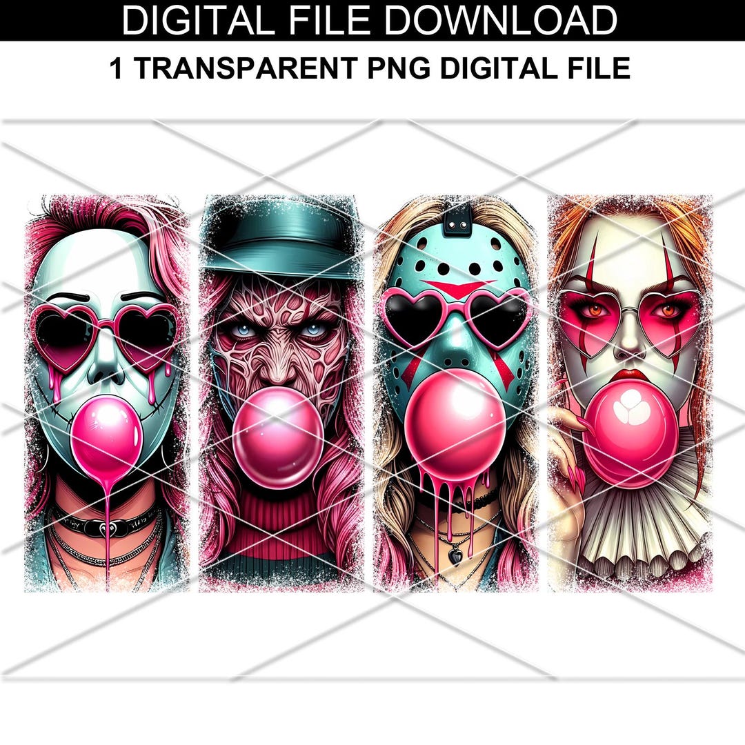 Horror Movies Characters, Halloween Mom Dtf, Mama Horror Digital/ Glam ...