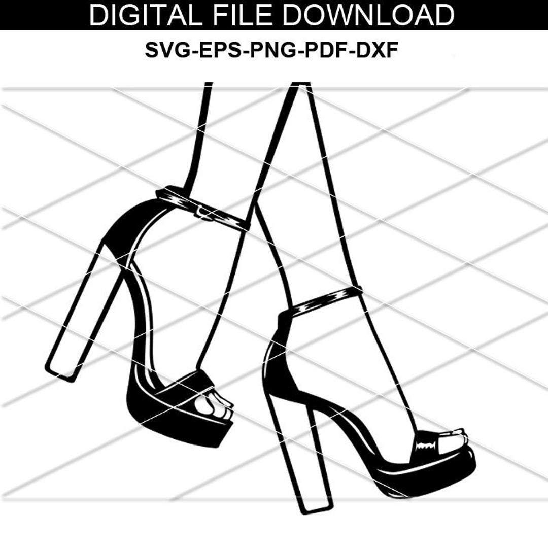 Sexy High Heels Clipart/ Sexy Stilettohigh Heels Svg/ Wedding Shoes Svg ...