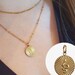 Gold Snake Medallion Necklace Pendant, Serpent Coin Stainless Steel ...