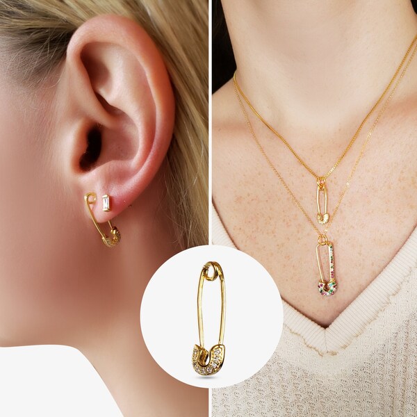 Closing Pin Necklace - Etsy