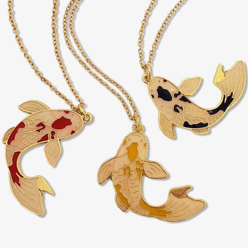 Koi Fish Necklace - Etsy