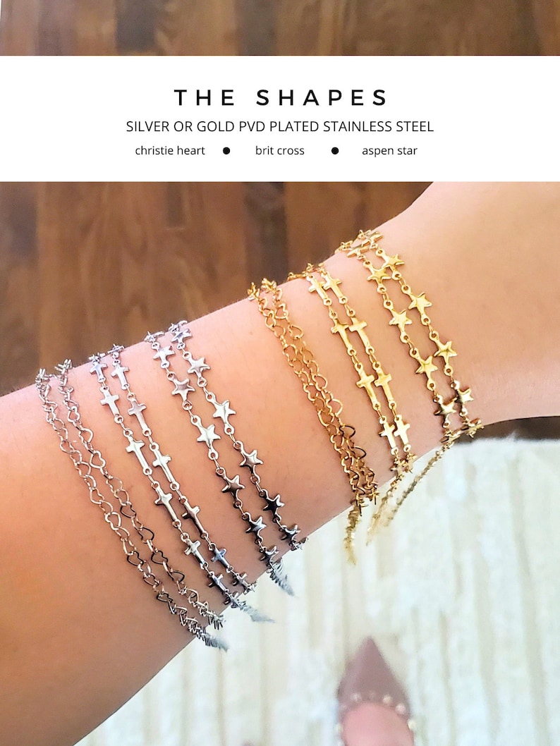 Permanent Jewelry Chain Starter Pack W Jump Rings Gold, Silver PVD ...