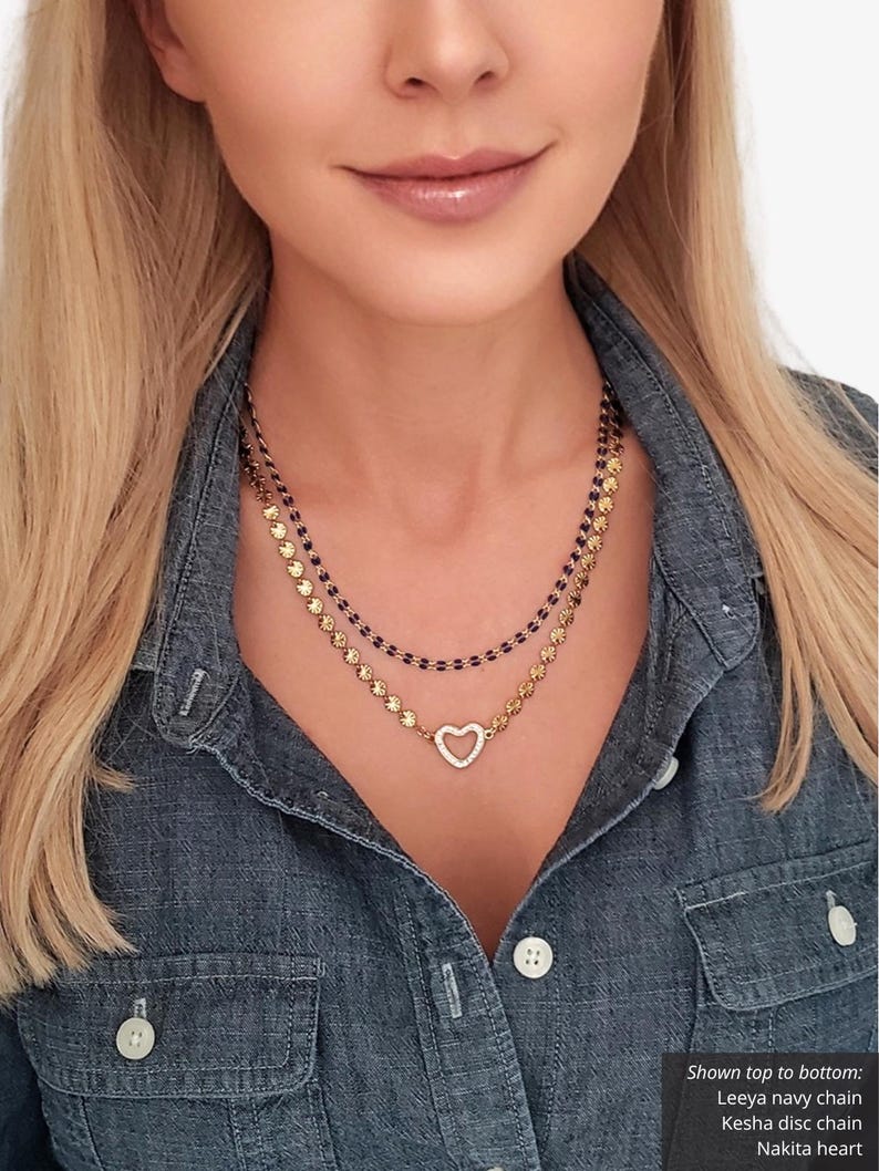 12 Styles, Gold Heart Connectors for Permanent Jewelry Bracelet ...