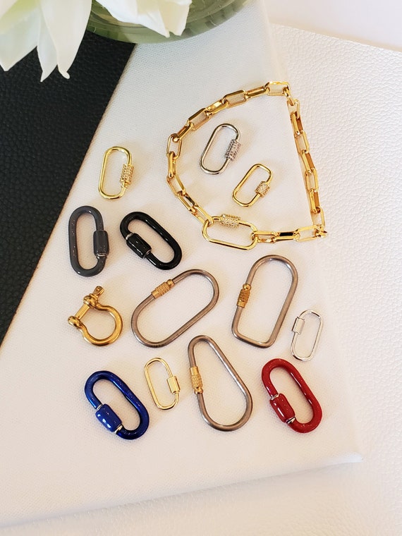 5 Styles Lock Collection Carabiner Padlock Moon Stars | Etsy