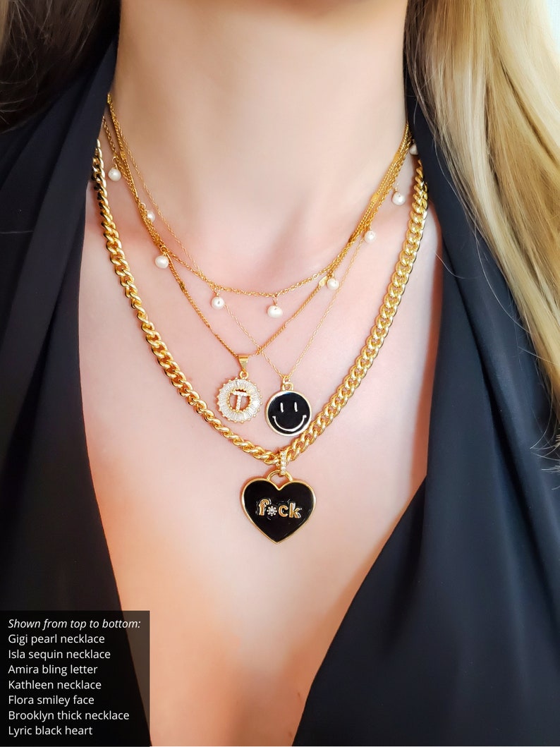 3 Colors Smiley Face Charm Gold Smiling Necklace Pendant Emoji Charms ...