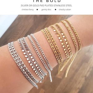 Permanent Jewelry Chain Starter Pack W Jump Rings Gold, Silver PVD ...