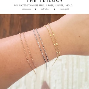 Permanent Jewelry Chain Starter Pack W Jump Rings Gold, Silver PVD ...