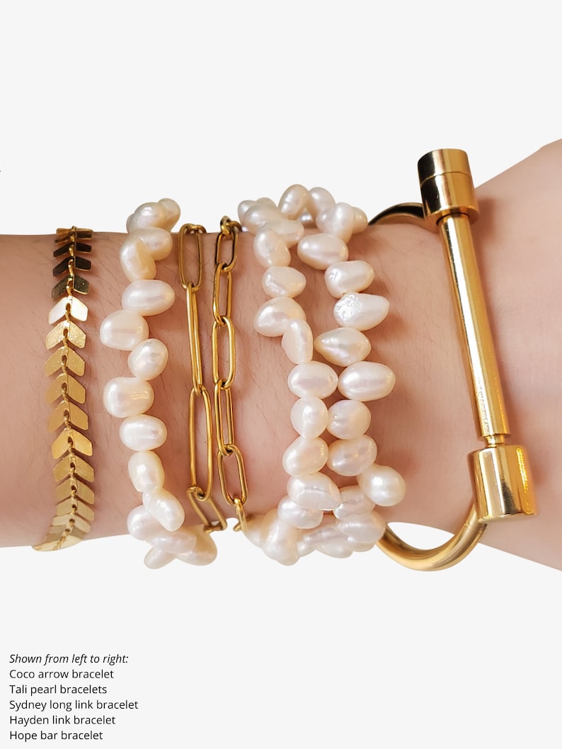 Gold Stainless Steel Bar Bracelet Twist Open Screw Lock Bracelets ...