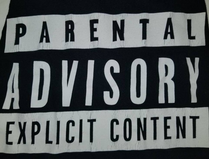 DIY Upcycled Parental Advisory Explicit Content Crop Top Handmade CD ...