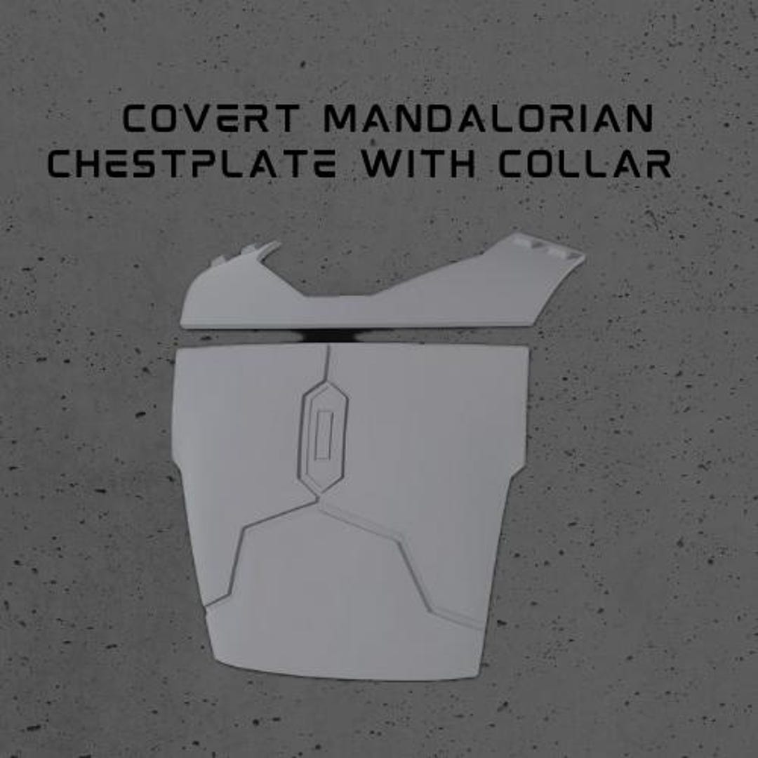 Covert Mandalorian Chest Plate With Collar - Etsy