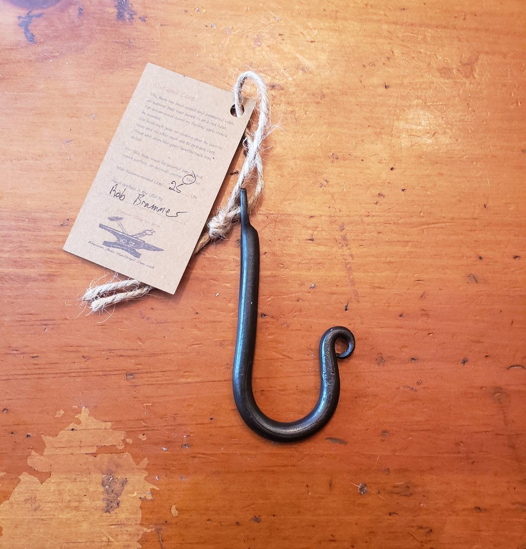 Hand Forged J Hook farmhouse Collection - Etsy
