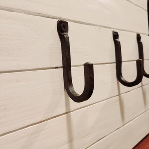 Hand Forged Square J Hook simplicity Collection - Etsy