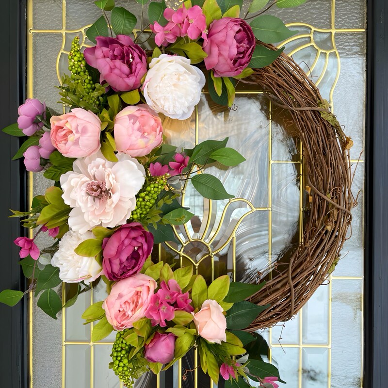 Farmhouse Spring Wreath - Etsy