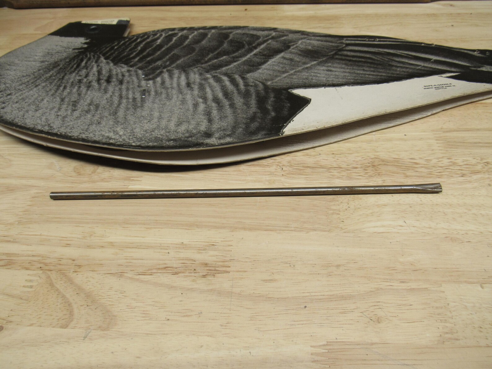 Dupe A Goose, Cardboard Folding Goose Decoy, Dupe A Goose F, Dunster ...
