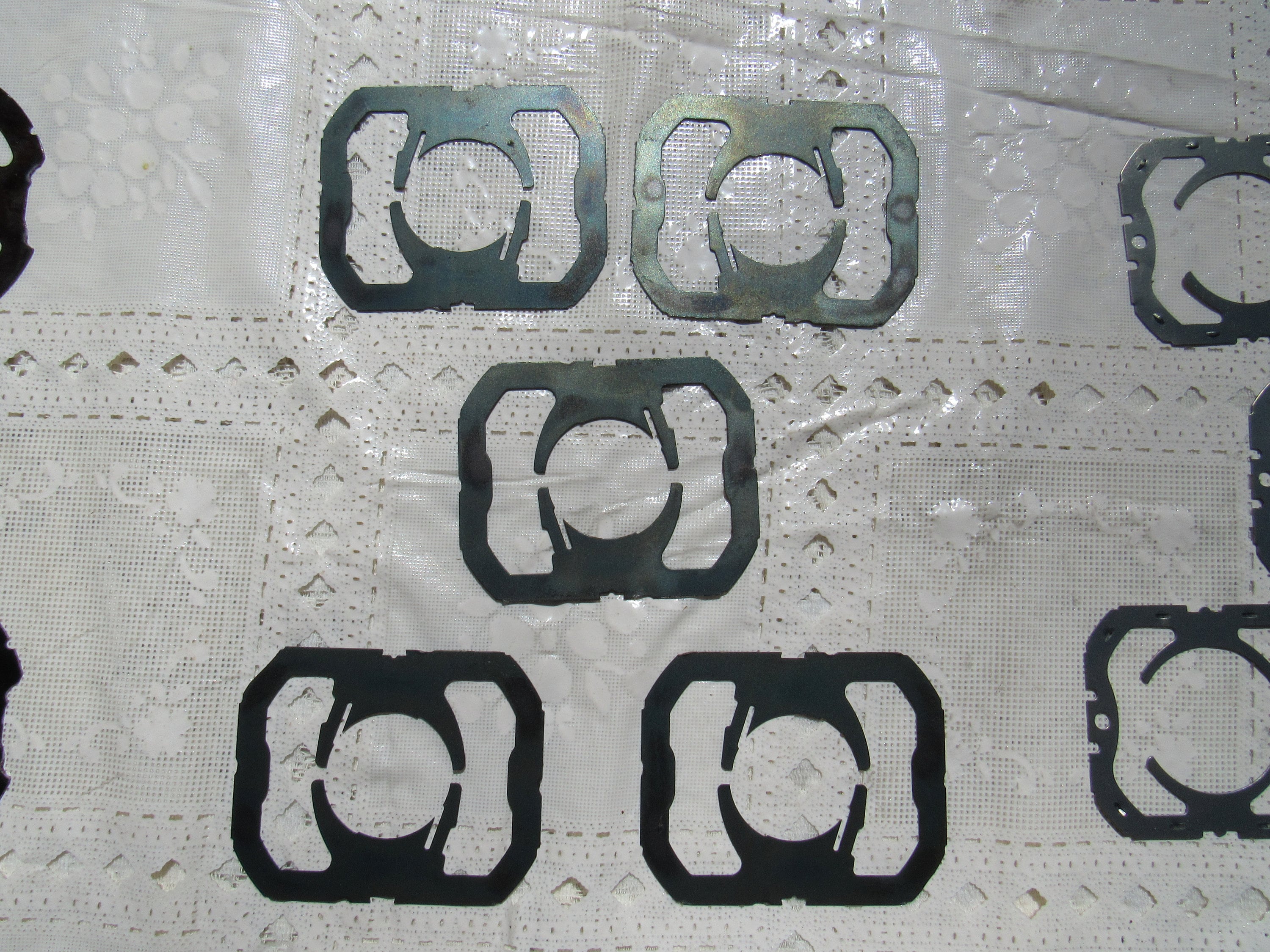 Metal Discs 5 Wonderful Uniquely Shaped Discs Round - Etsy UK