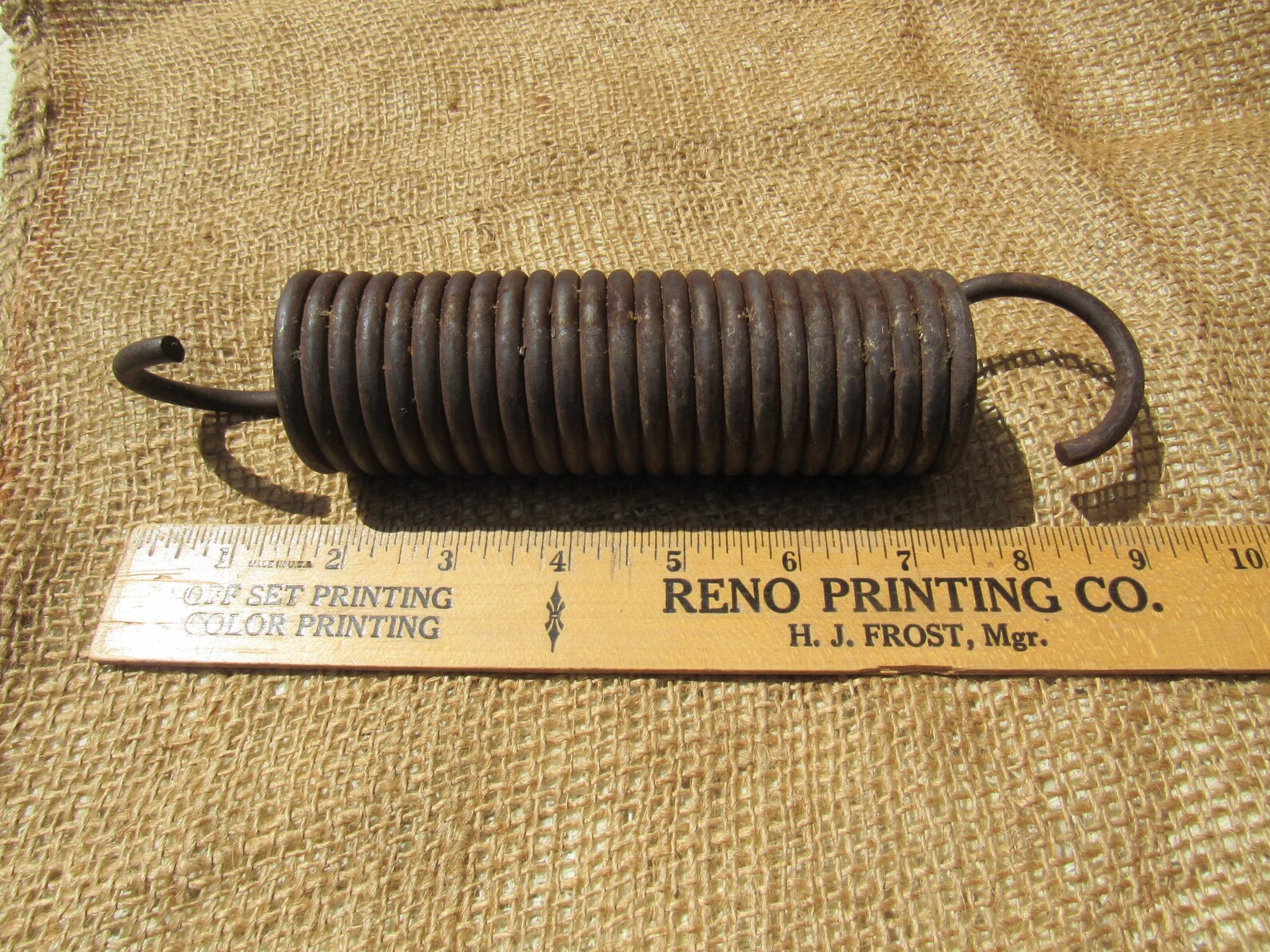 LARGE Rusty Spring, Choose Your Spring, 8" 9" OR 16" LARGE Industrial ...