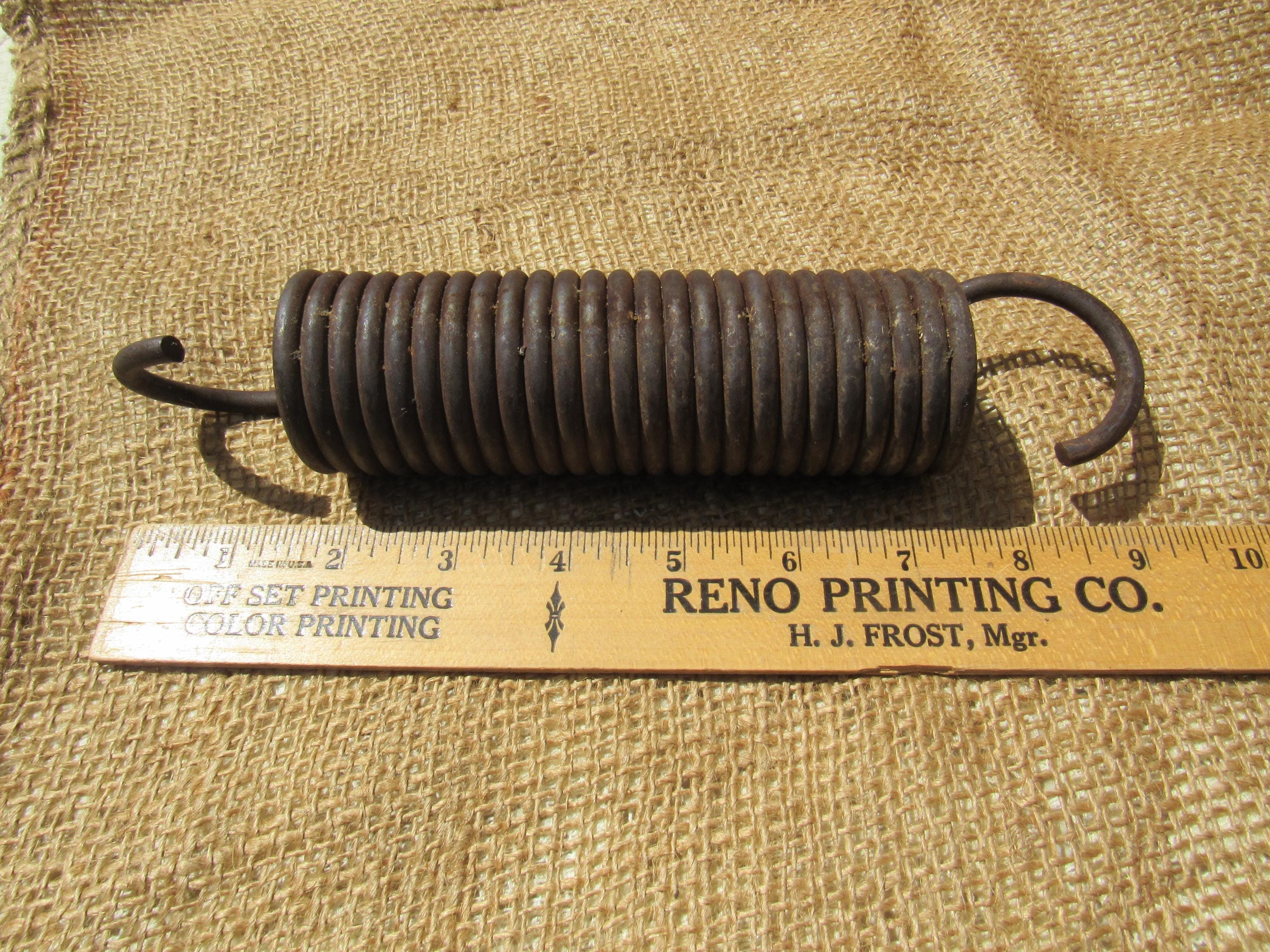 LARGE Rusty Spring, Choose Your Spring, 8" 9" OR 16" LARGE Industrial ...