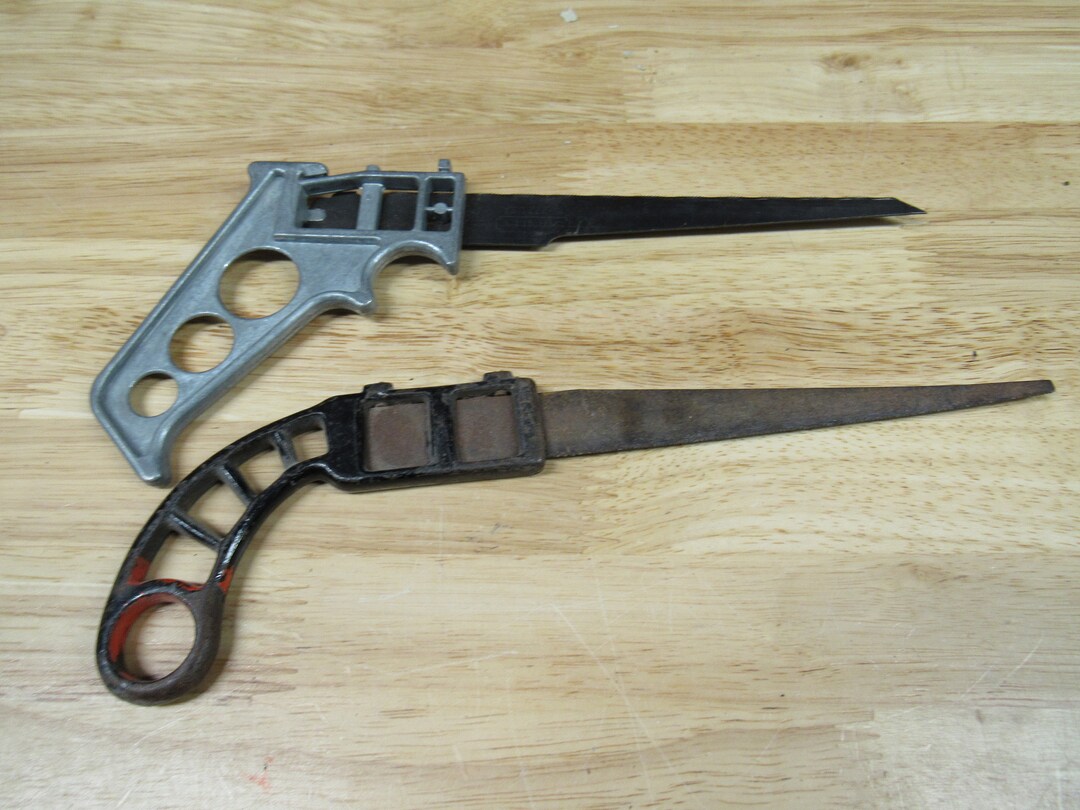Metal Hack Saws, 2 Metal Handle Hack Saws, Key Hole Saw, Vintage Saws ...