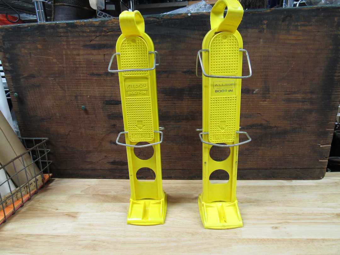 Ski Boot Rack, Vintage Plastic Ski Boot Rack, Allsop Plastic Ski Boot ...
