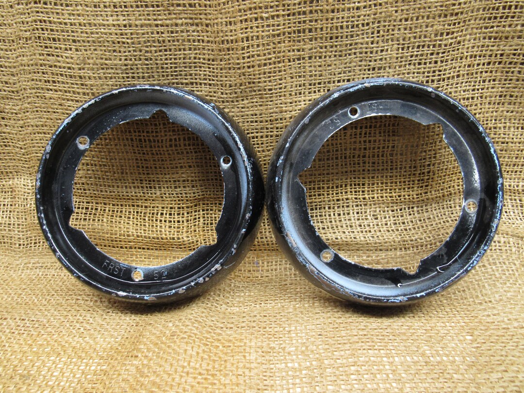 Ford Light Bezels, Pair of 1952 Ford Headlight Bezels, FRST 52 - Etsy