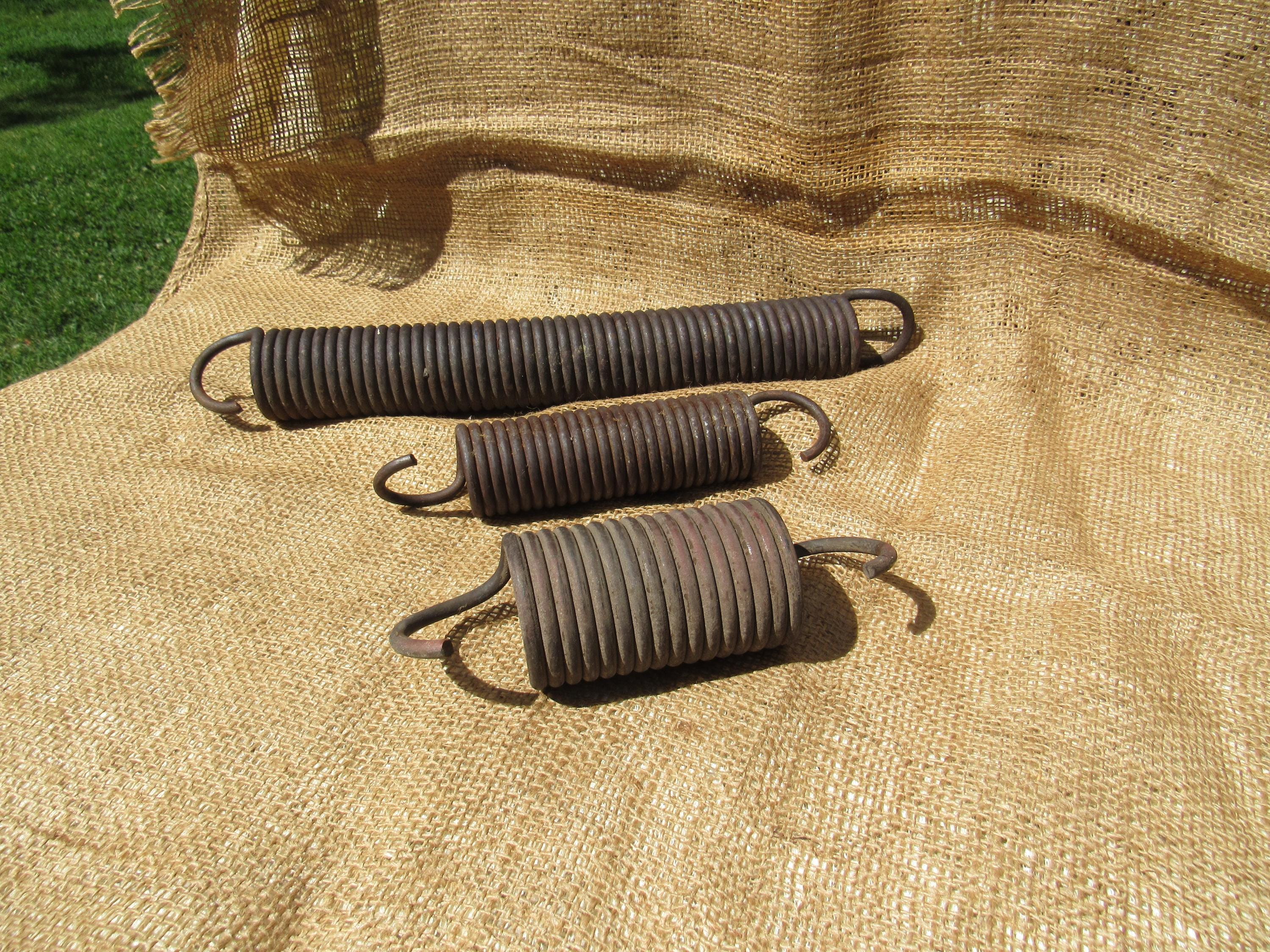 LARGE Rusty Spring, Choose Your Spring, 8" 9" OR 16" LARGE Industrial ...