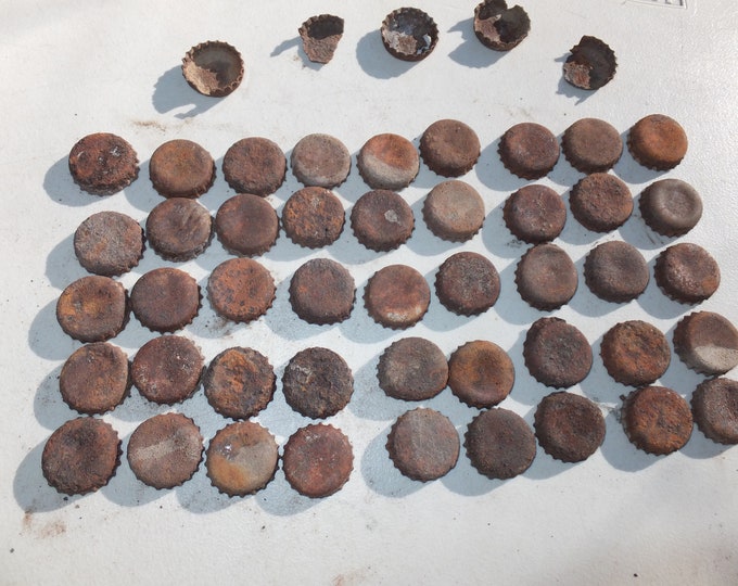 Rusty Bottle Caps Rusty Parts Metal Rusty Bottle Caps - Etsy