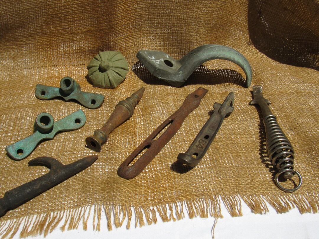Rustic Metal Hardware, Stove Handle, Brass Oar Locks, Brass Decorative ...