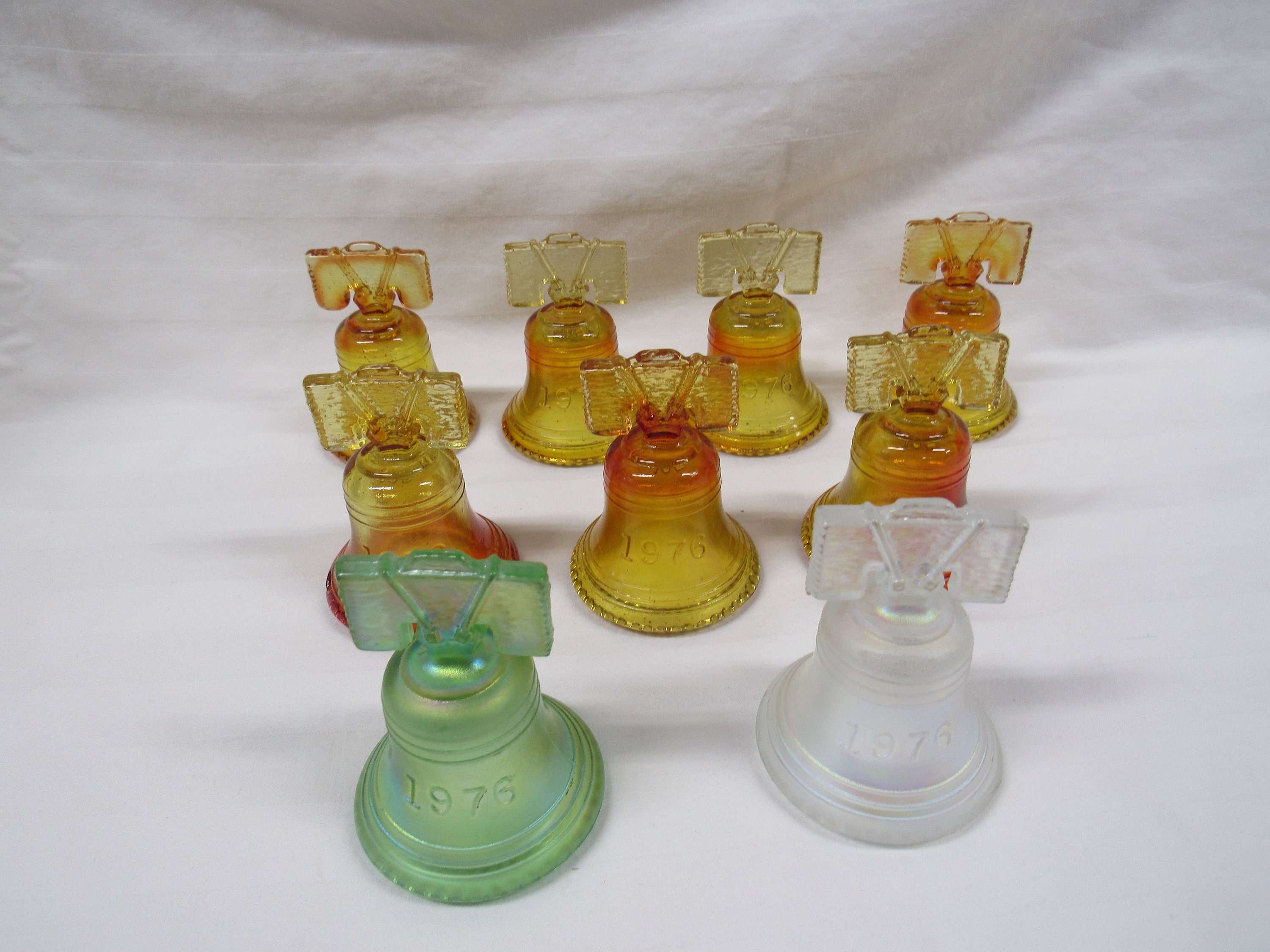 Glass Liberty Bell, Joe St. Clair Commemorative Glass Liberty Bell ...