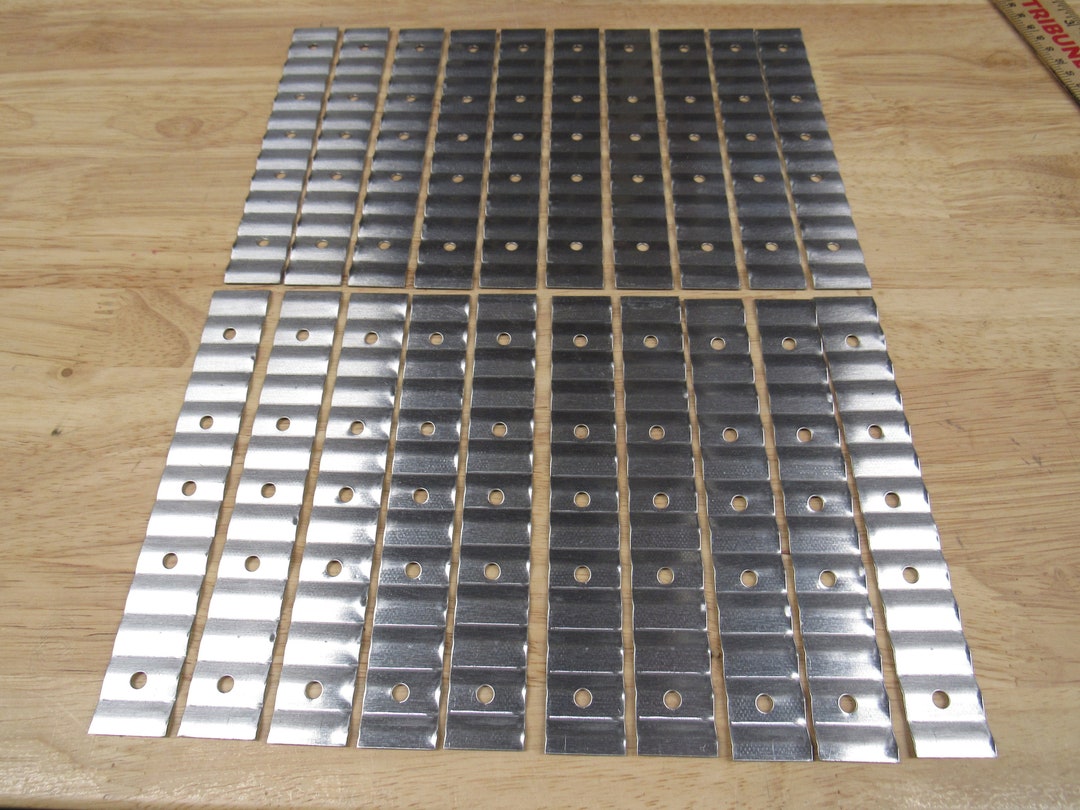 Flat Metal Pieces, 20 Flat Galvanized Metal Pieces, Flat Metal Strips ...