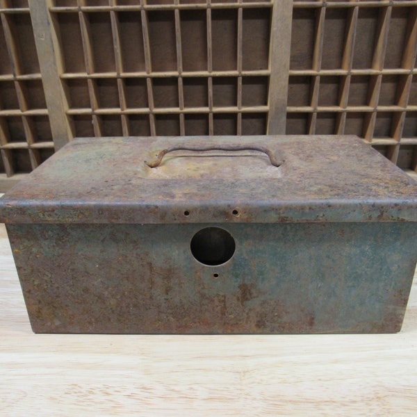 Rusty Tool Box - Etsy