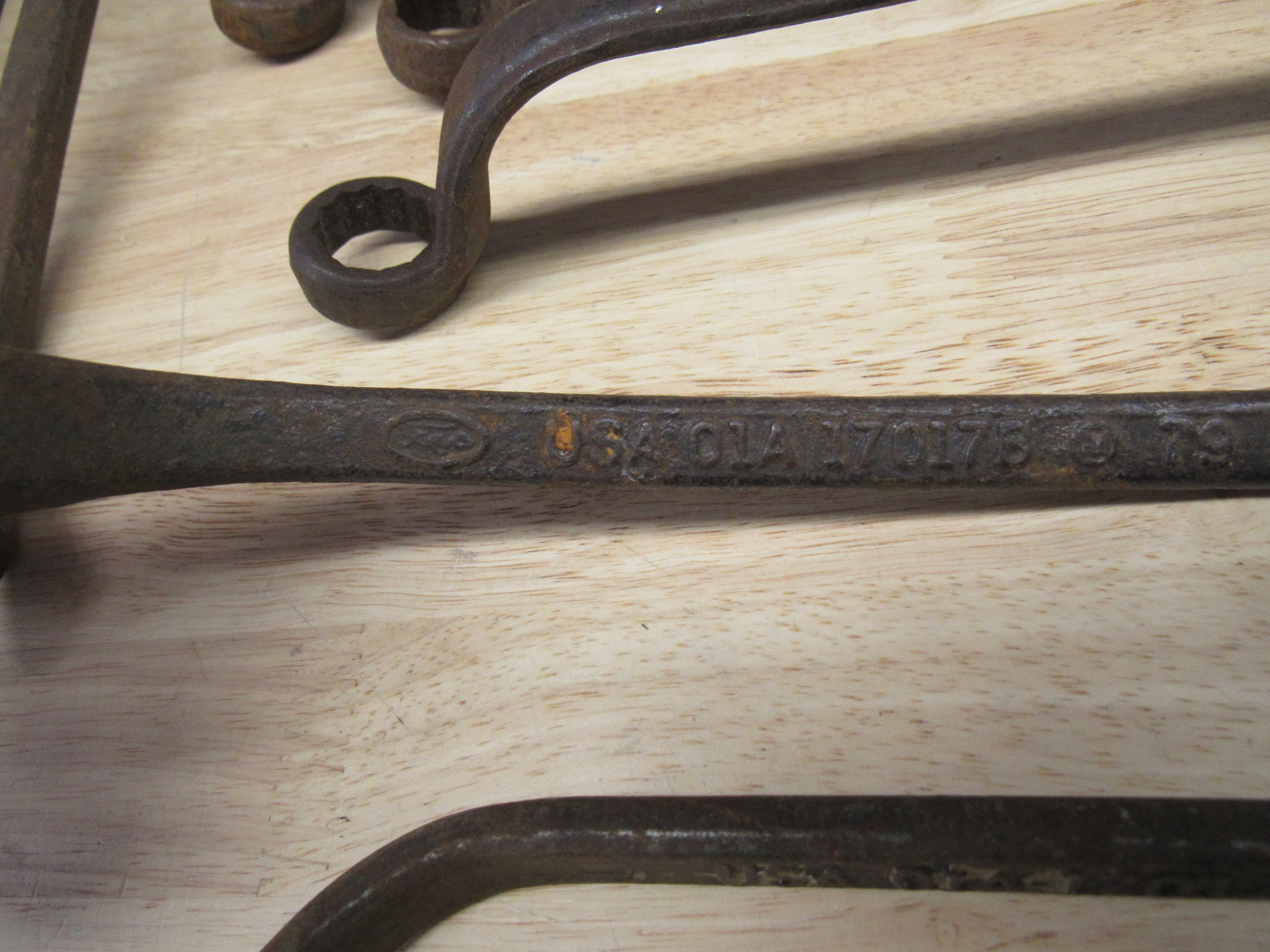 Model T Wrenches, Ford Model T Wrench, Rusty Combination Wrenches ...