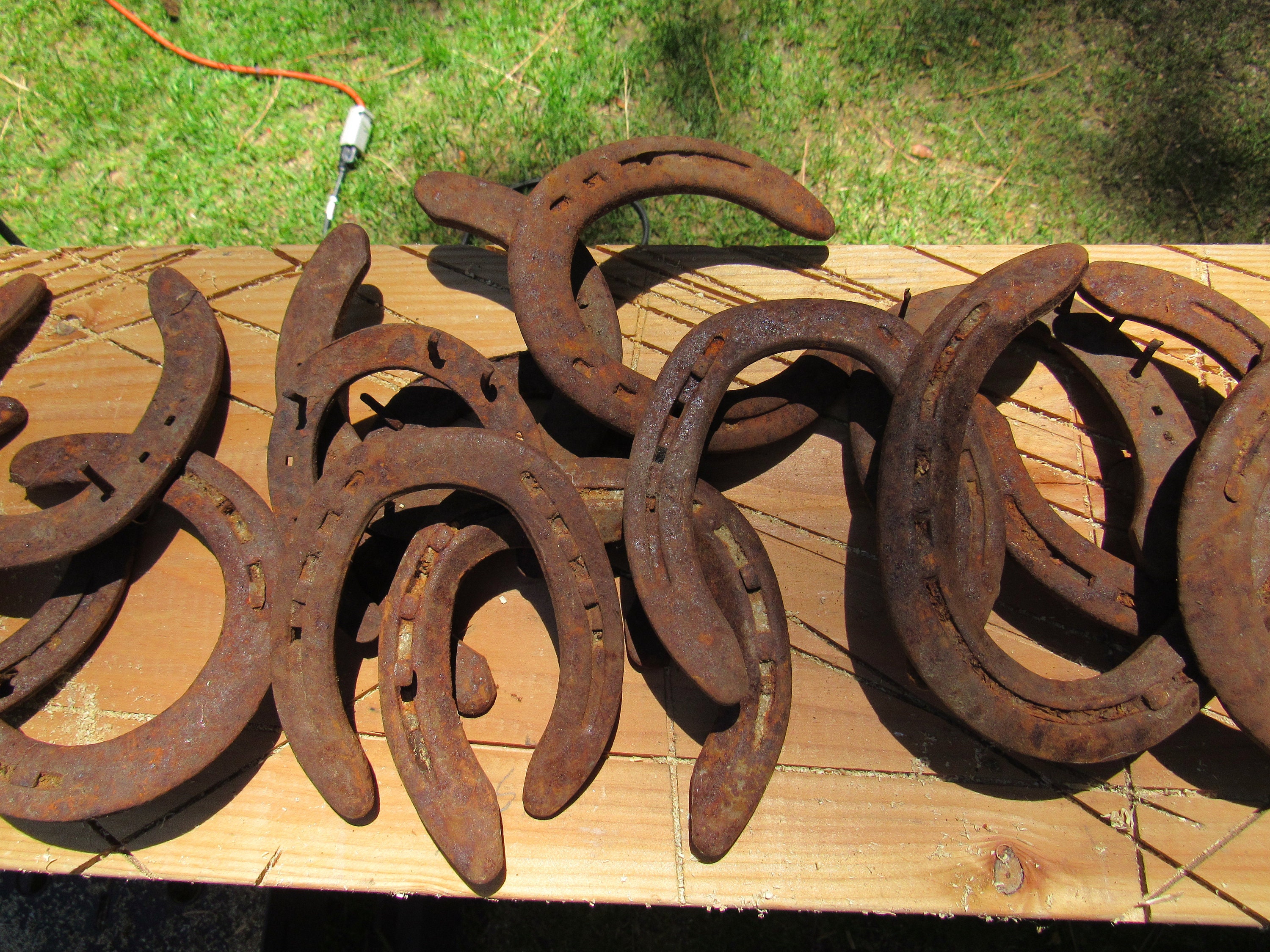 Rusty Horseshoes, 6 Metal Horse Shoes, Rusty Metal Horseshoes - Etsy