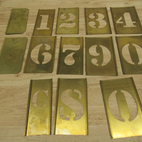 Number Stencils - Etsy