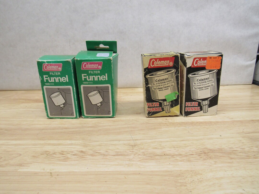 COLEMAN Filtering Funnel, 4 Vintage Coleman Filtering Funnels to Choose ...