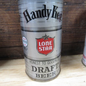 Rusty Beer Cans, 4 Rustic Beer Cans, Sparkling Stite, Schmidt, Lone ...