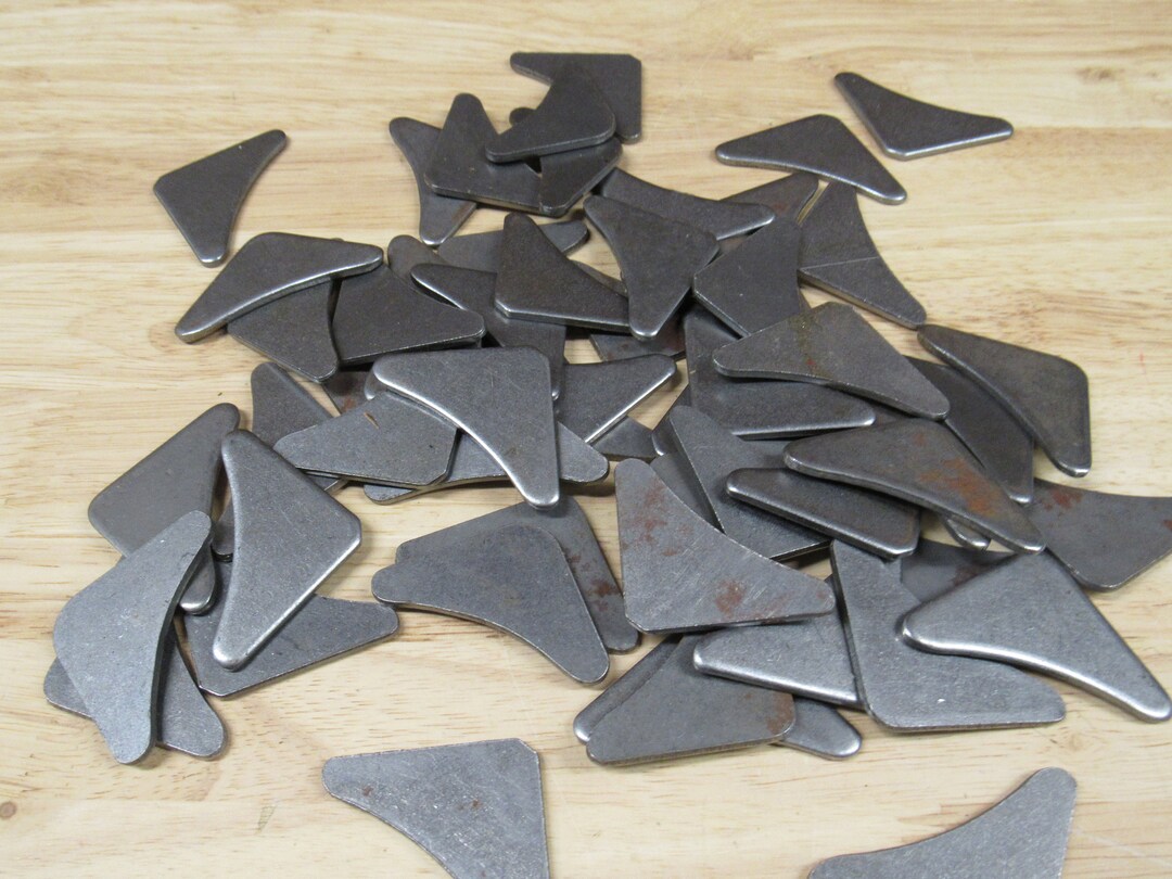 Decorative Triangle Washers, 12 Triangle Metal Washers, 12 Triangle ...