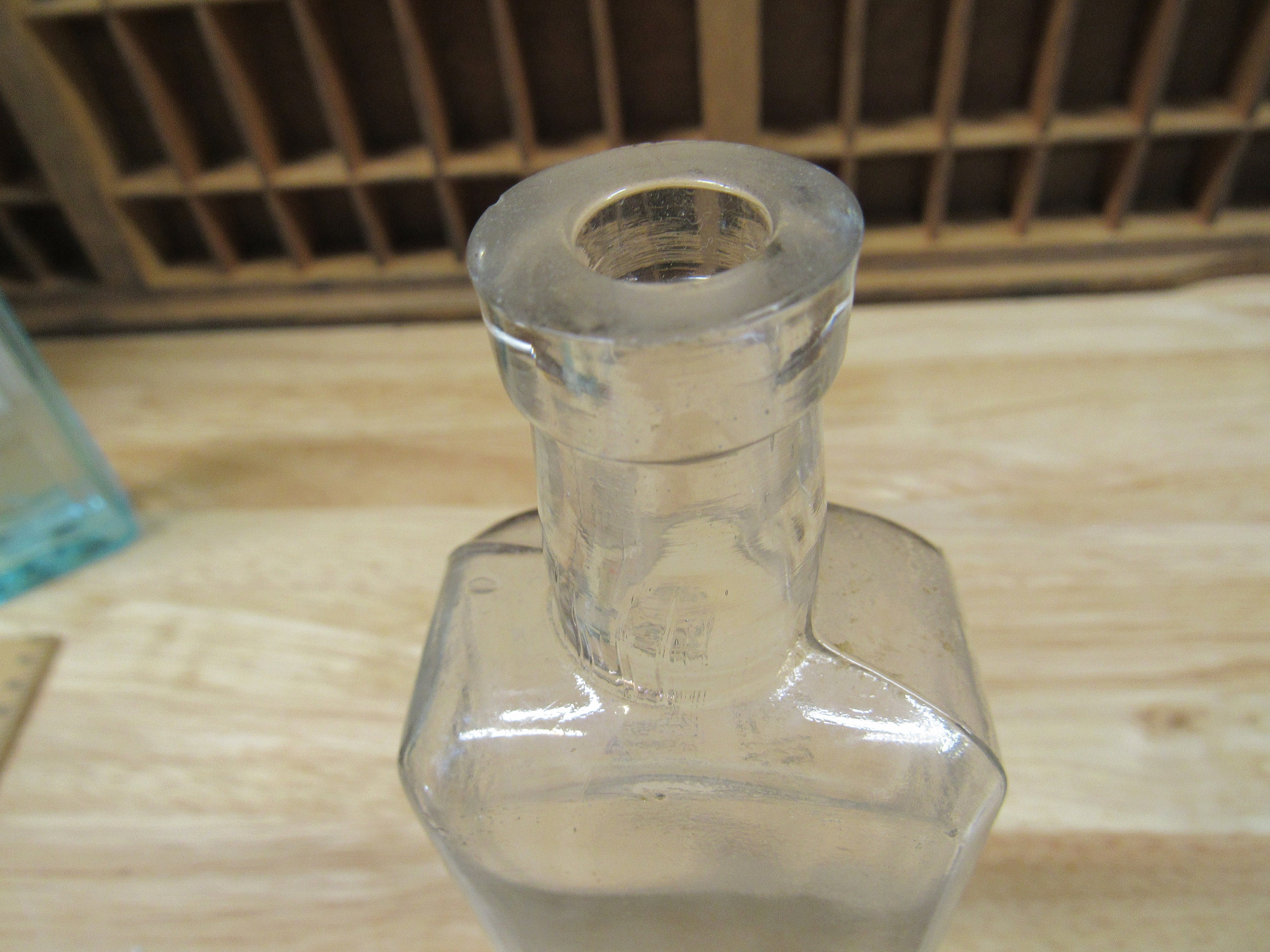 Fig Syrup Bottles, 2 Fig Syrup Bottles, Aqua Bottle, Purple Bottle - Etsy